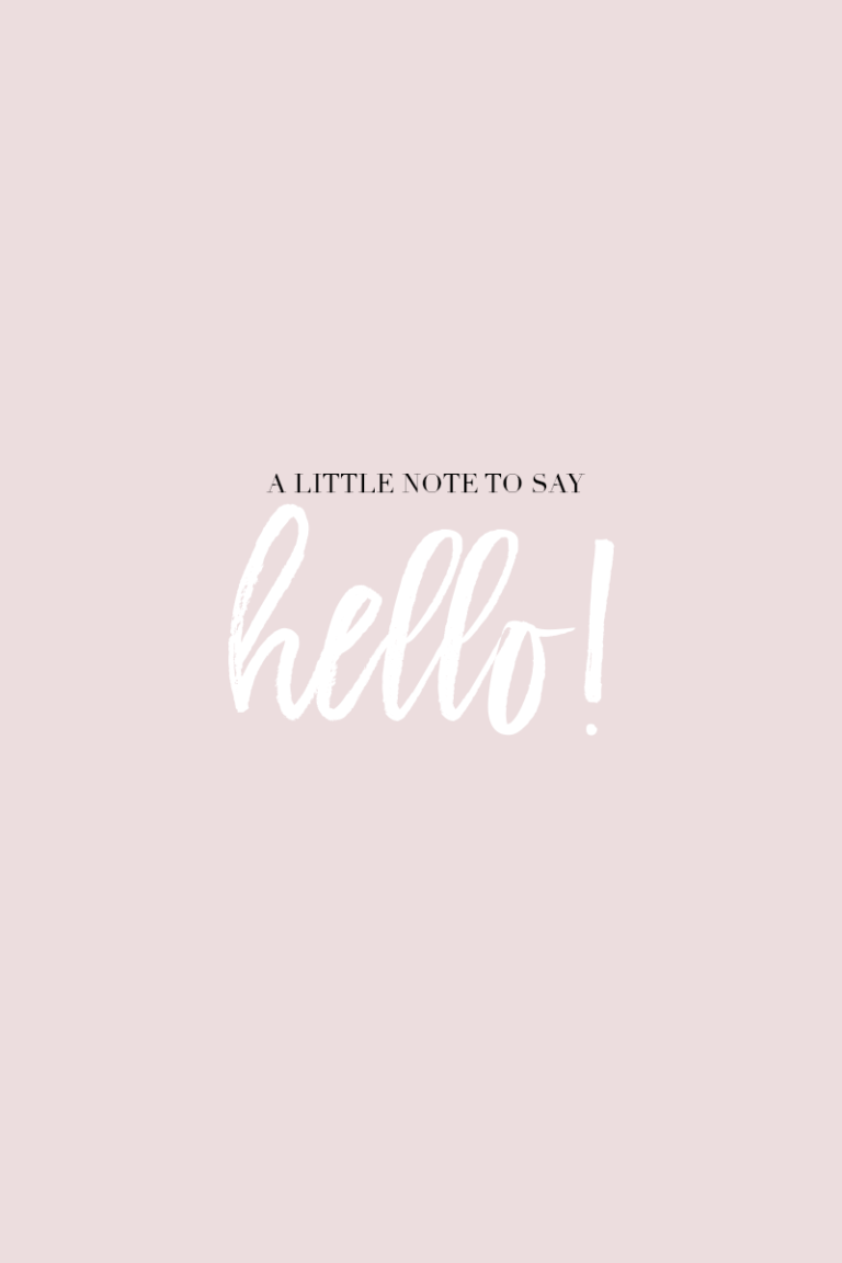 Free Printable: Hello! Greeting Card - by gabriella