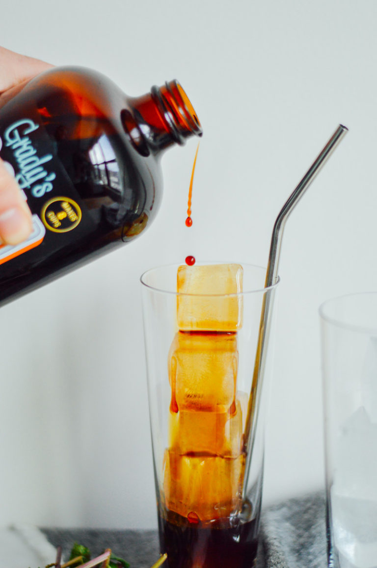 Spiked Irish Mint Iced Coffee - By Gabriella