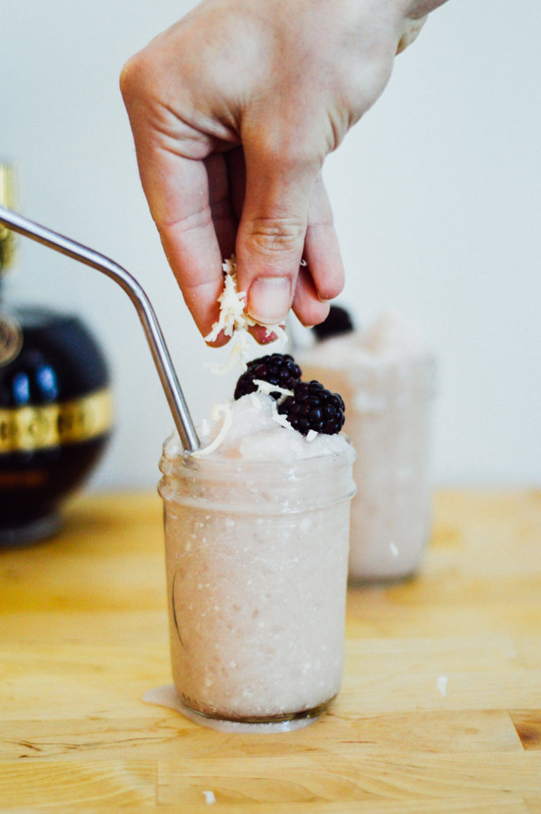 Coconut Chambord Slush for Spring / By Gabriella
