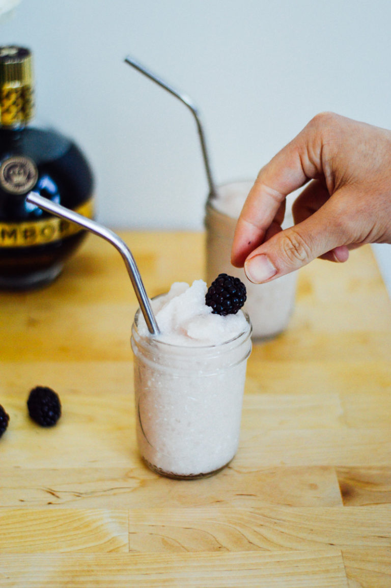 Coconut Chambord Slush for Spring / By Gabriella