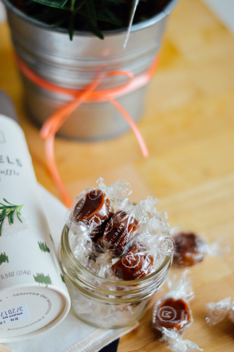 Rosemary Housewarming Gift with McCrea's Candies | By Gabriella