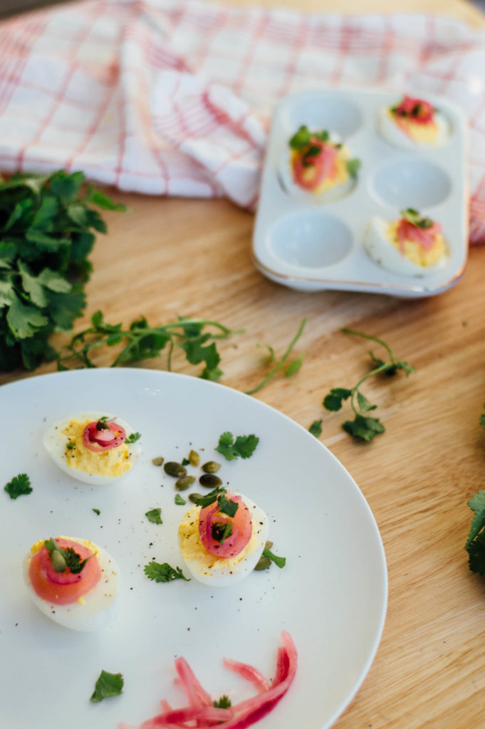 Mexican Deviled Eggs Recipe for National Deviled Eggs Day | By Gabriella