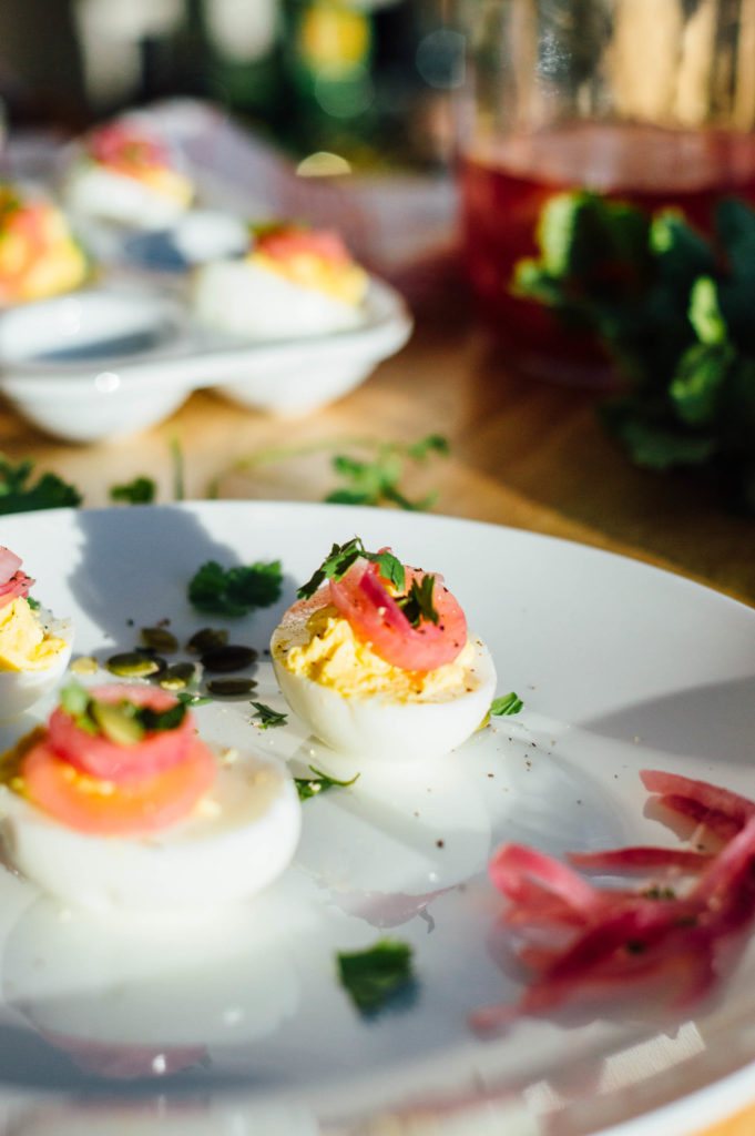 Mexican Deviled Eggs Recipe for National Deviled Eggs Day | By Gabriella